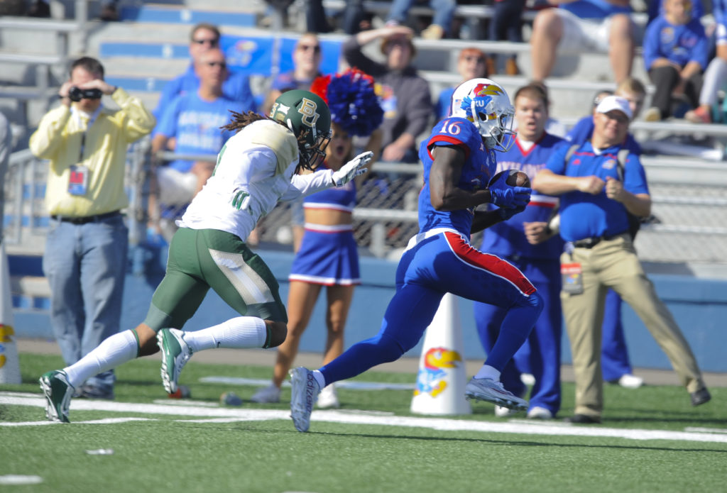 Young guns: Freshman WRs make plays for Kansas | News, Sports, Jobs ...